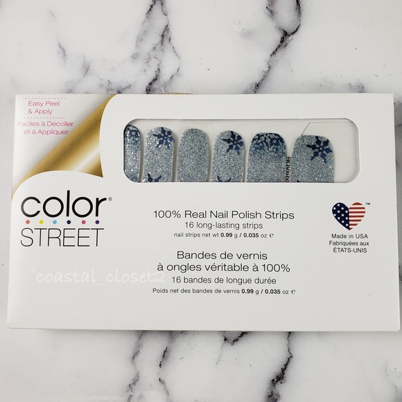 Color Street | Makeup | Retired Ice Ice Maybe Color Street Nail Strips ...